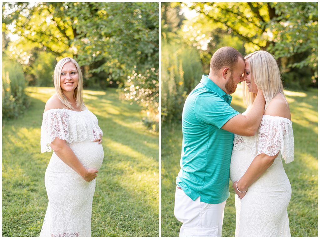 Amanda & Justin | Sunset Maternity Session in Indianapolis, Indiana ...